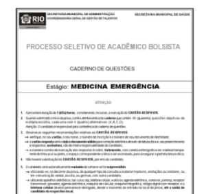 ESTÁGIOS MEDICINA